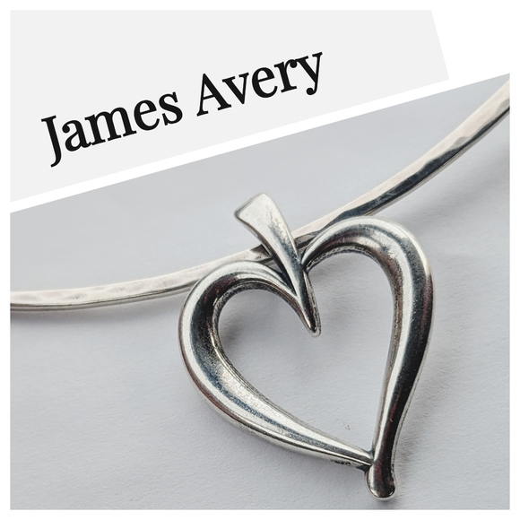 James Avery | Jewelry | Retired James Avery Sterling Silver Leaf Heart ...
